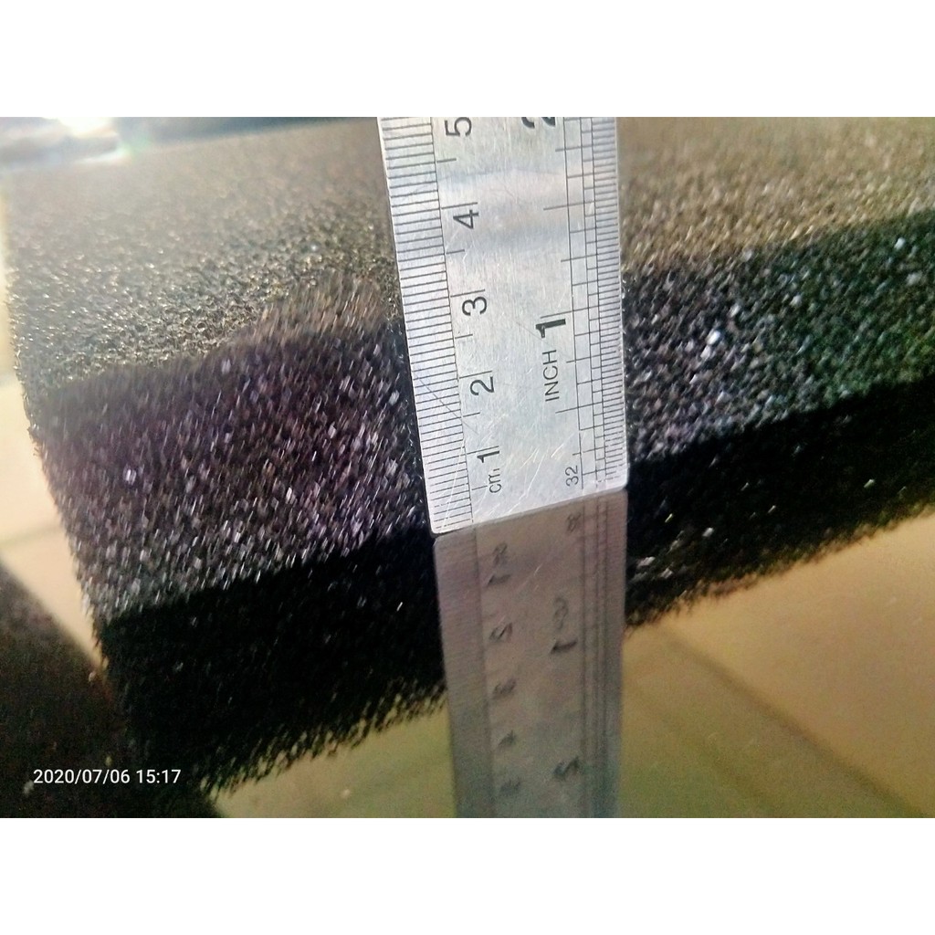Jual Media Filter Aquarium - Busa Filter Spons Hitam 50 x 50 x 3cm ...