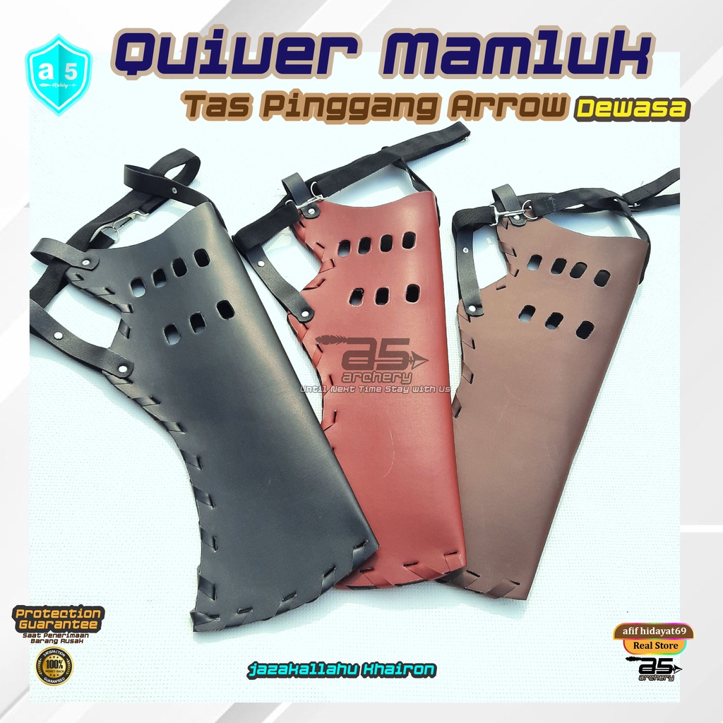 Jual Tas Pinggang Panah Dewasa Quiver Tipe Mamluk Olah Raga Panahan ...