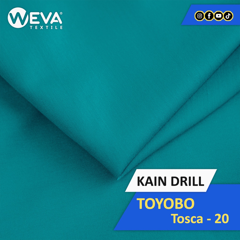 Jual Bahan Kain Toyobo Tosca 20 - Kain Kemeja Gamis - Kain Drill Murah ...