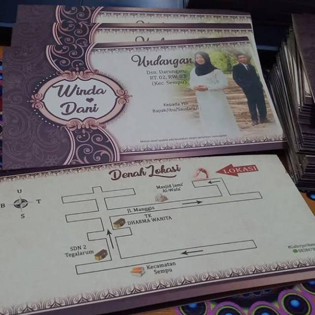 Jual Blangko Undangan Erba 88201 (FREE PLASTIK OPP) / UNDANGAN ...