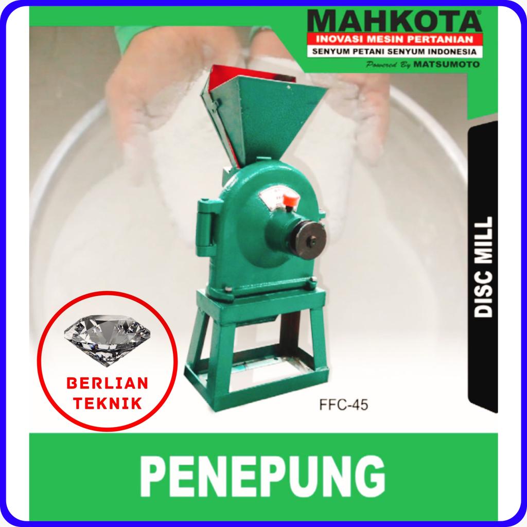 Jual Alat Mesin Giling Tepung Disk Mill Mahkota FFC 45 | Shopee Indonesia