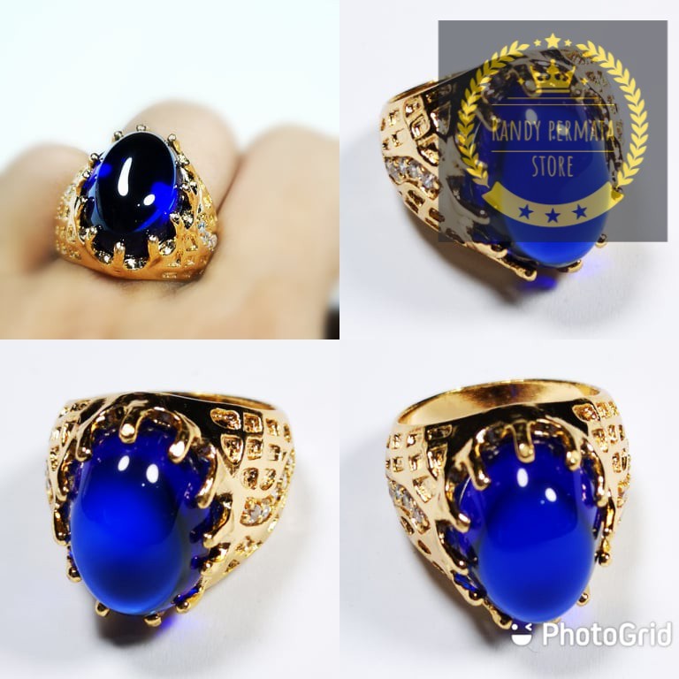 Jual Batu Blue Safir Asli Terlengkap & Harga Terbaru Mei 2026 | Shopee ...