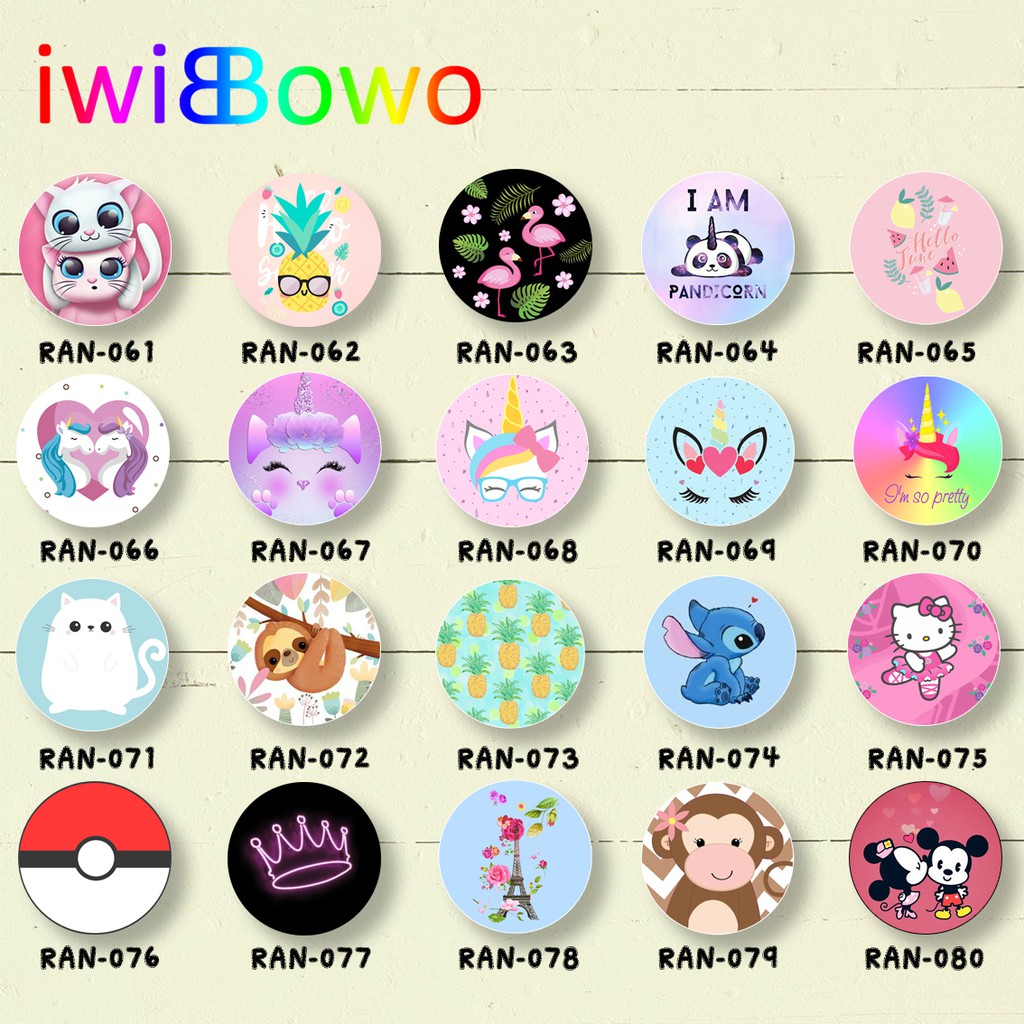 Jual Phone holder Pop Socket Griptok Random 4: Kitten, Flamingo ...