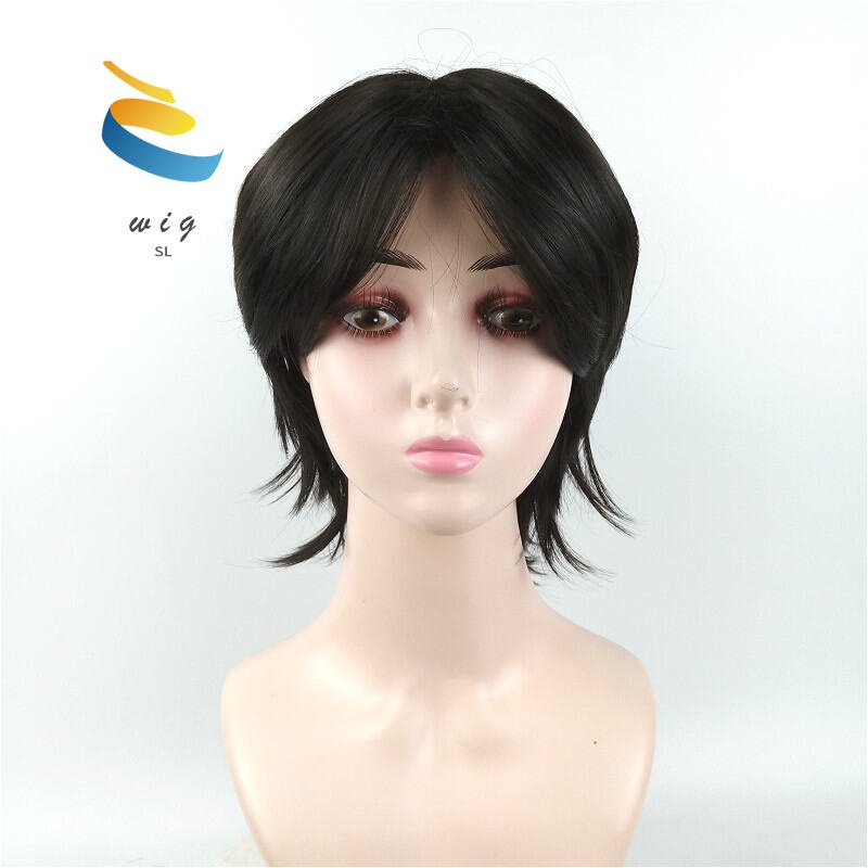 Jual pengiriman lokalSerigala Ekor Wig Pria Rambut Pendek Ke Luar ...