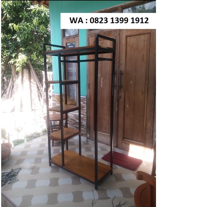 Jual Rak Display Baju Dari Kayu, Display Baju Dari Kayu, Display Baju ...