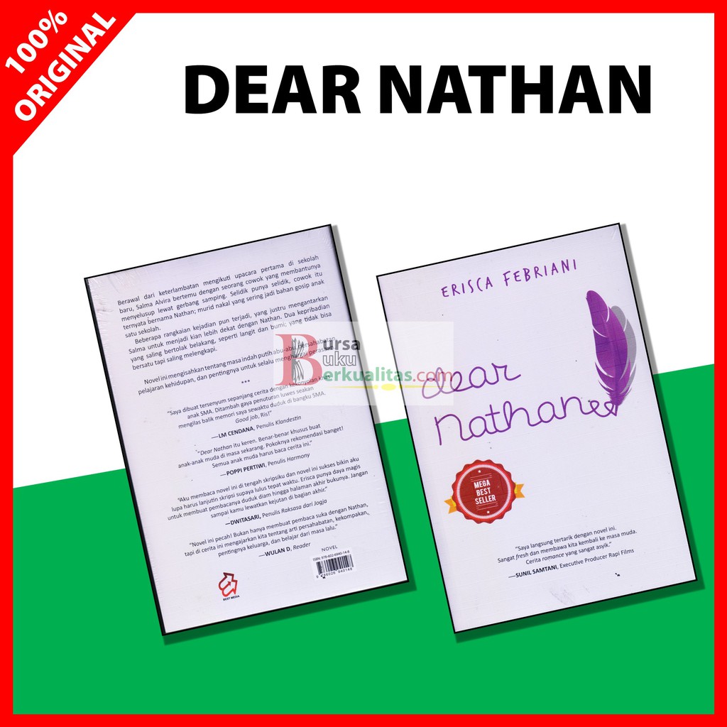 Jual Dear Nathan Karya Erisca Febriani | Shopee Indonesia