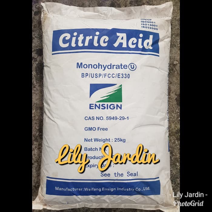 Jual Asam Sitrat / Citric Acid / Citrun Zuur (Food Grade) | Shopee ...