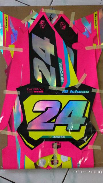 Jual Dekal Sticker KLX Decal Motor Kawasaki Klx BF 150 body Kx 250F ...