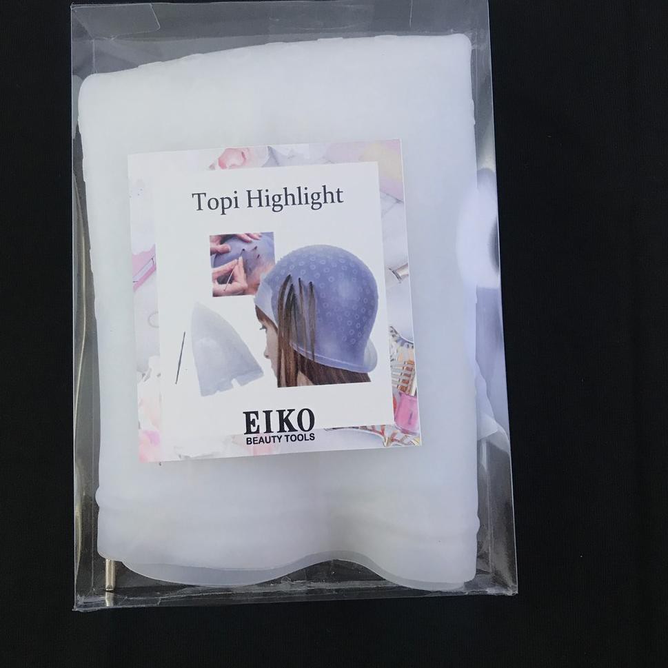 Jual Menarik.. Topi Highlight Karet Rubber Silicon Pewarnaan Semir Cat ...