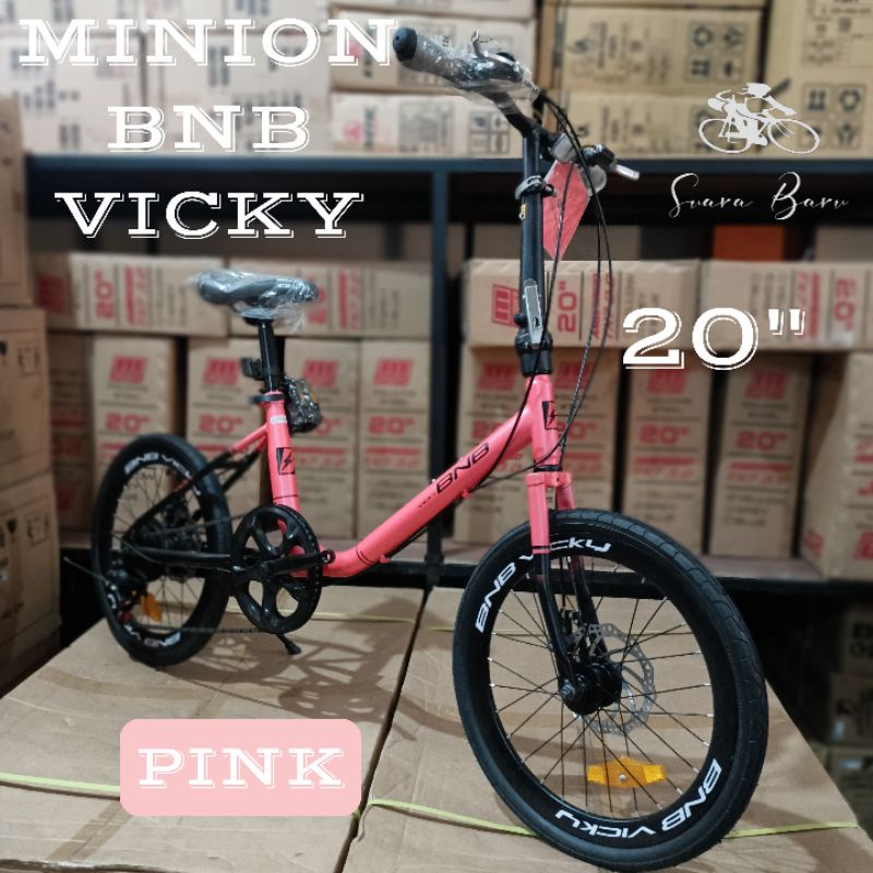 Jual Sepeda BNB VICKY MINION 20 Inch | Shopee Indonesia