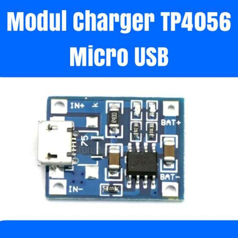 Jual Modul Charger TP4056 Non Protec Modul Cas Baterai 18650 | Shopee ...