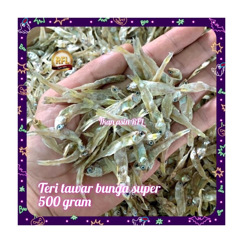 Jual teri tawar bunga super 500 gram | Shopee Indonesia