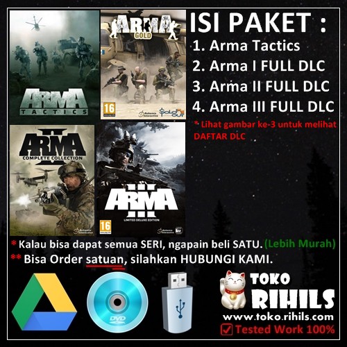 Jual Arma 1 2 3 dan Tactics PAKET LENGKAP GAME untuk PC Laptop | Shopee Indonesia