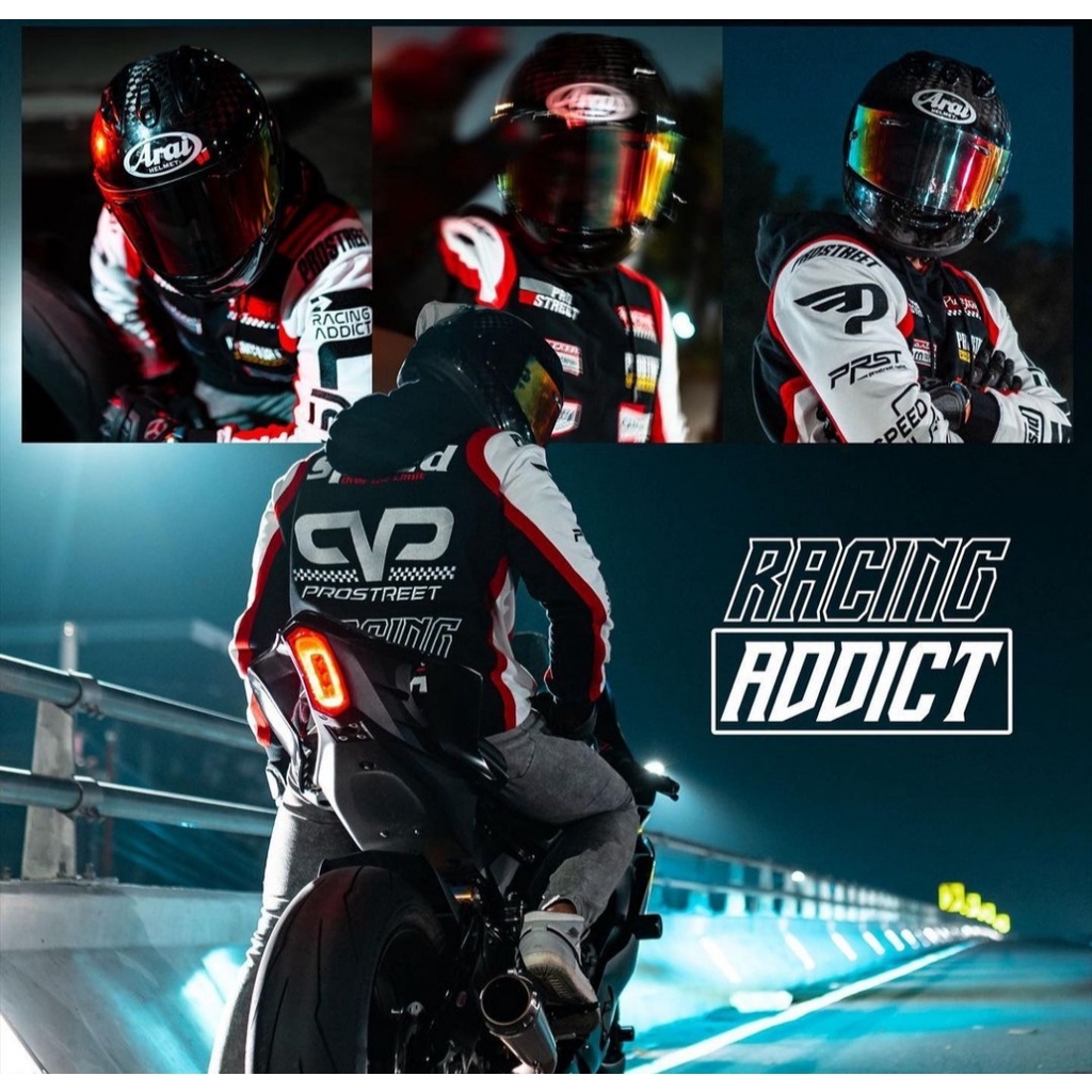 Jual Jaket Prostreet Racing Addict Motif Terbaru Batch 2 | Shopee Indonesia