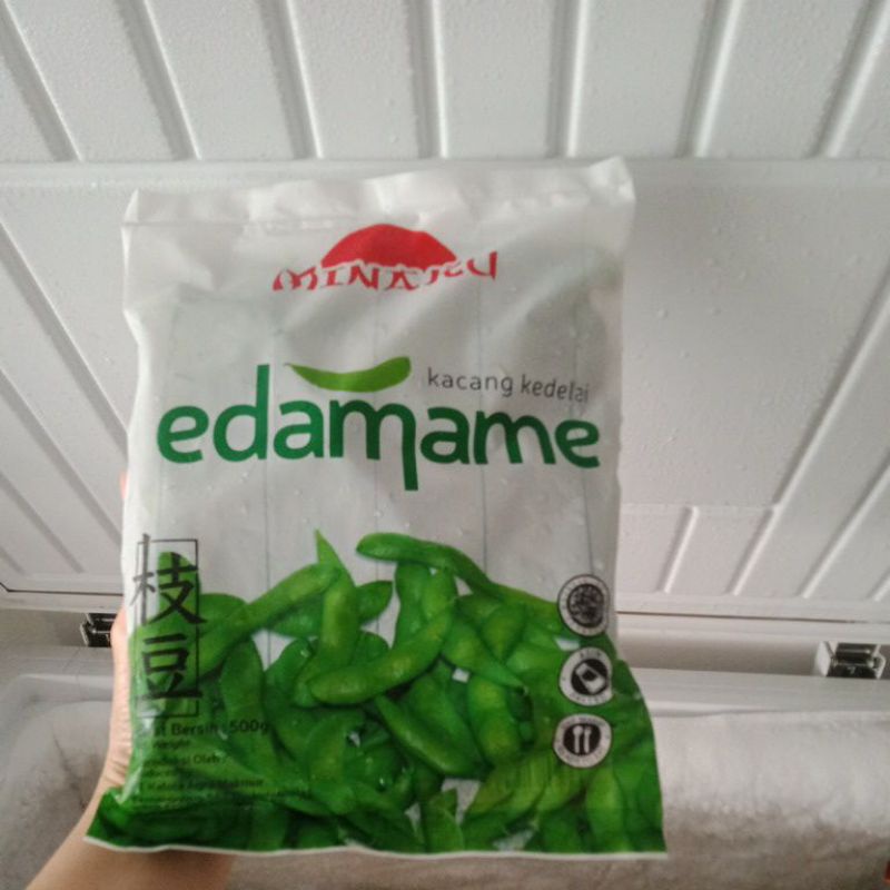 Jual Minaku Edamame Kacang Kedelai uk 500 gr | Shopee Indonesia