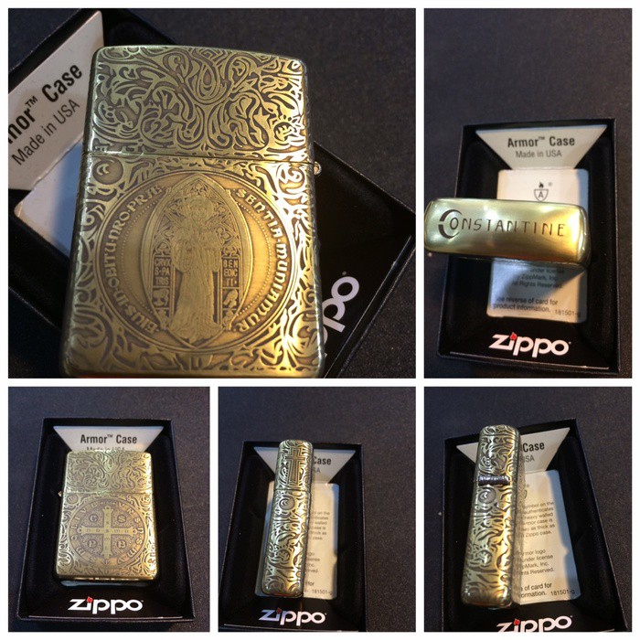 Jual Promo Original Zippo 5 sisi Constantine Benedic Armor by LARVA | Shopee Indonesia
