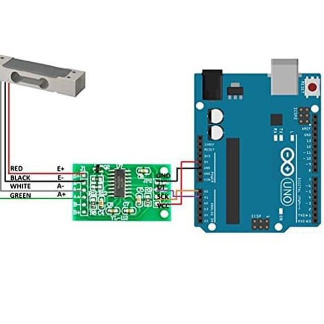 Jual Paket HX711 + Load Cell 5 kg - Loadcell 5kg - Sensor Berat ...