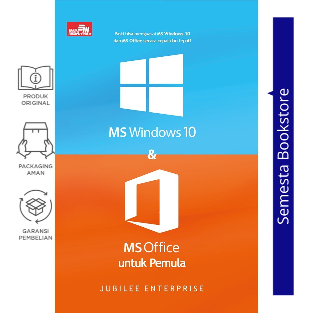 Jual MS WINDOWS 10 DAN MS OFFICE UNTUK PEMULA - Elex Buku Ori | Shopee Indonesia