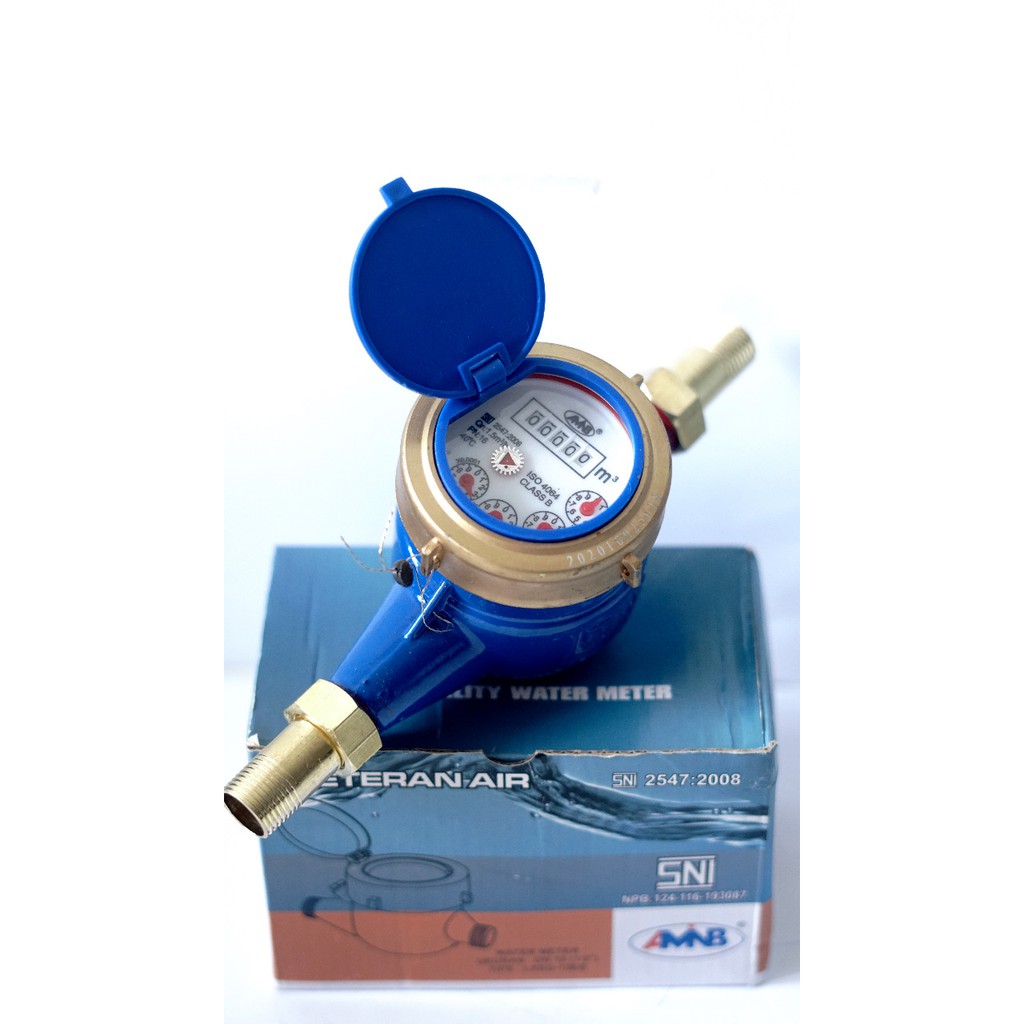 Jual Water Meter AMINB - 1/2in | Shopee Indonesia