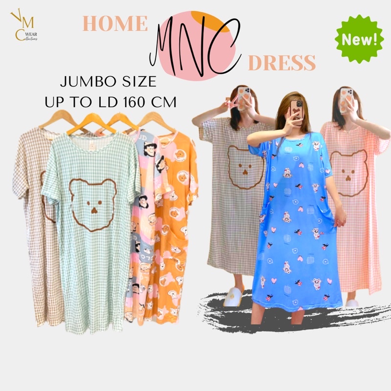 Jual Daster MNC Jumbo Wanita Terbaru Bahan Kaos Adem Premium Import LD ...
