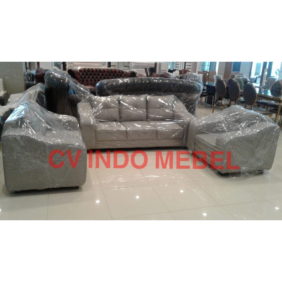 Jual Sofa 321 mewah kursi tamu minimalis besar empuk bantalan ready ...