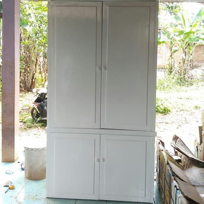 Jual Almari Multifungsi 2 pintu , Cat duko white | Shopee Indonesia