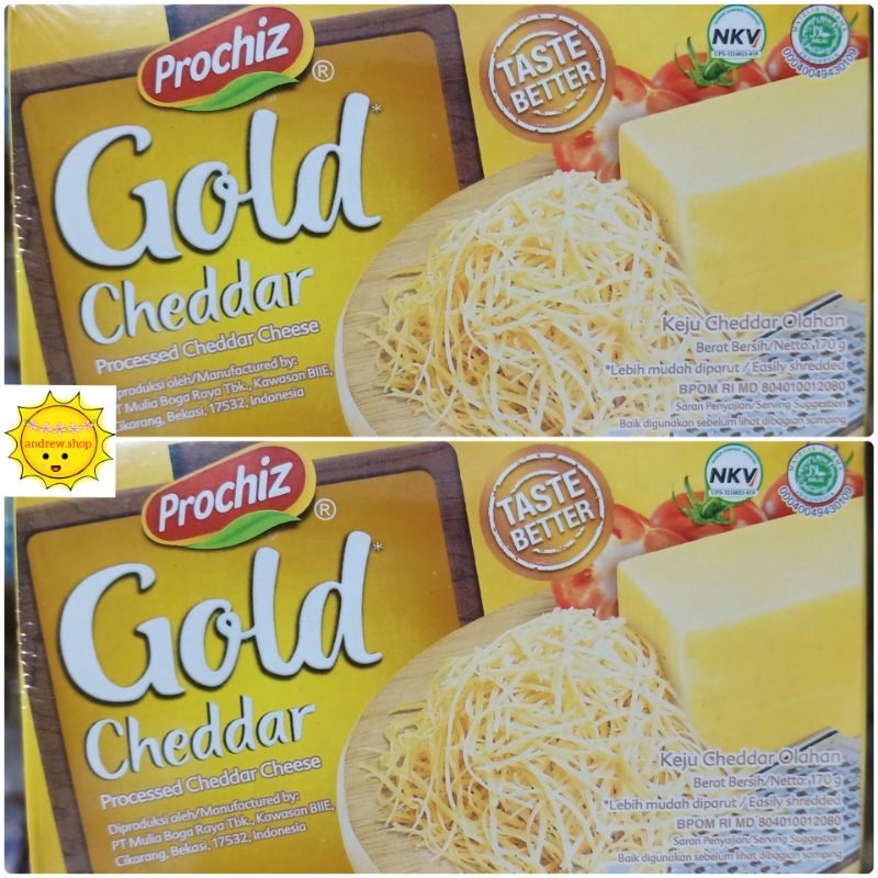 Jual Prochiz Gold Cheddar 170gr | Shopee Indonesia