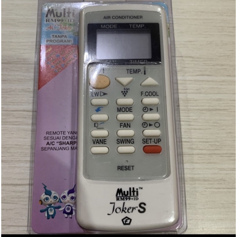 Jual Remote AC joker SHARP | Shopee Indonesia