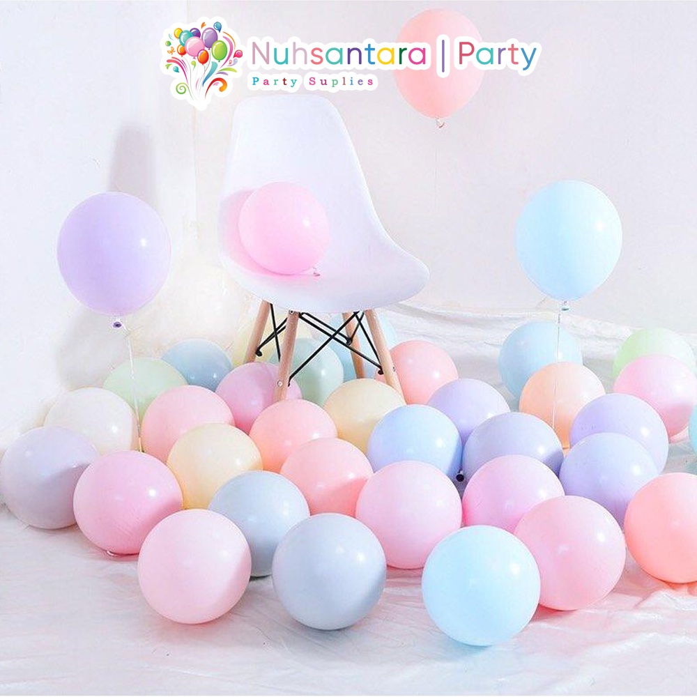 Jual Balon Latex Warna Pastel | Balon Macaron | Balon Warna Warni ...