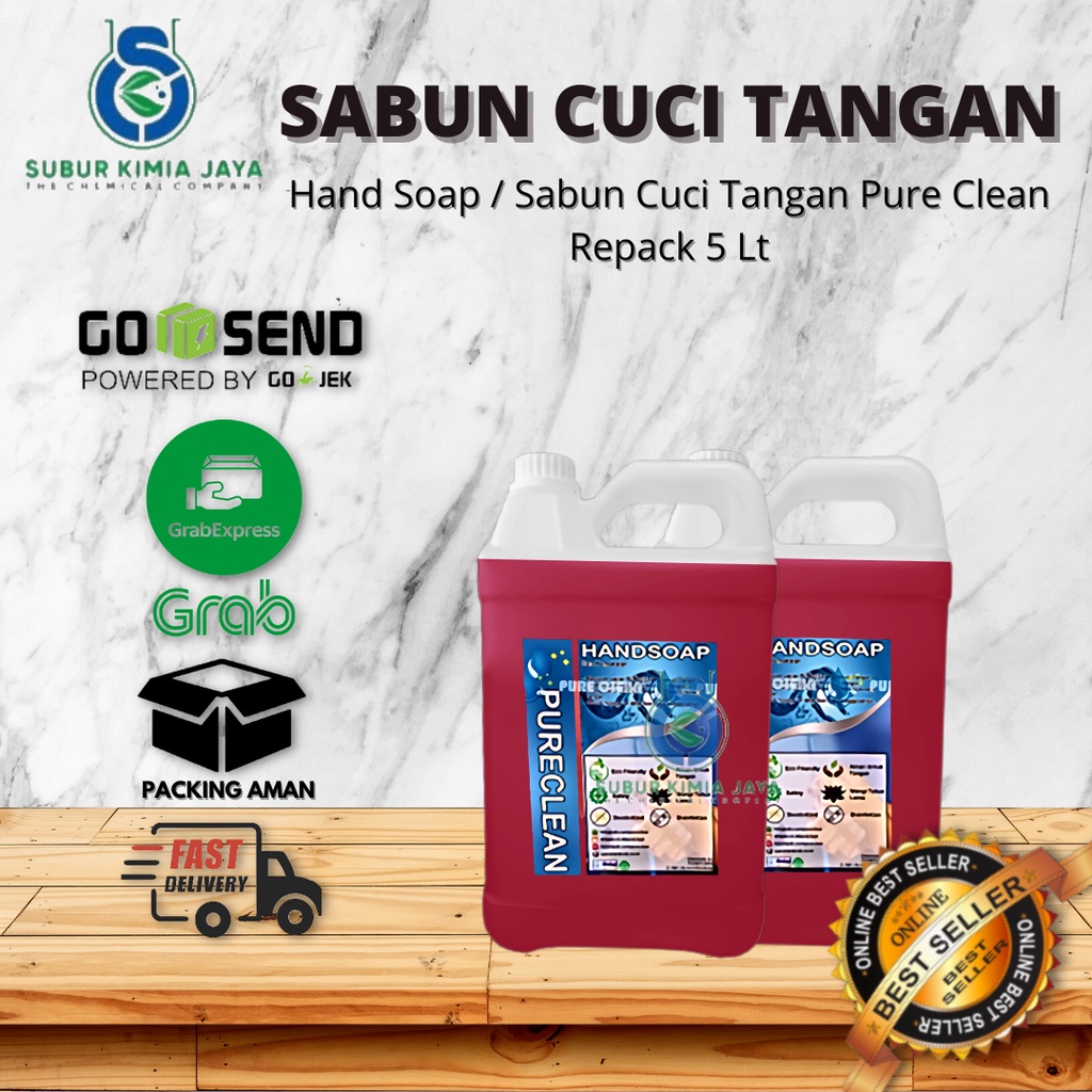 Jual Sabun Cuci Tangan Aroma Strawberry "Pure Clean" 5 L | Shopee Indonesia