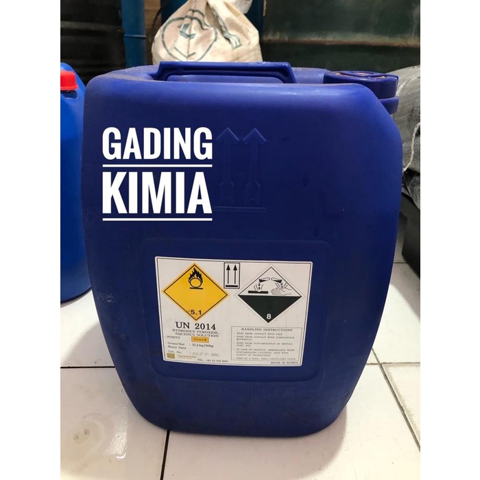 Jual Hidrogen Peroksida / H2O2 / Hydrogen Peroxide 30 kg | Shopee Indonesia
