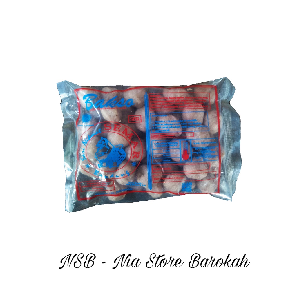 Jual Baso Daging Sapi Semar SPR Isi 50 & 10 Ukuran Kecil/Sedang Pentol ...