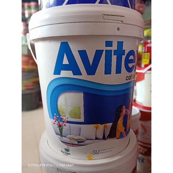 Jual AVITEX INTERIOR CAT TEMBOK AVIAN 25KG(PAIL)/BISA REQUEST WARNA ...