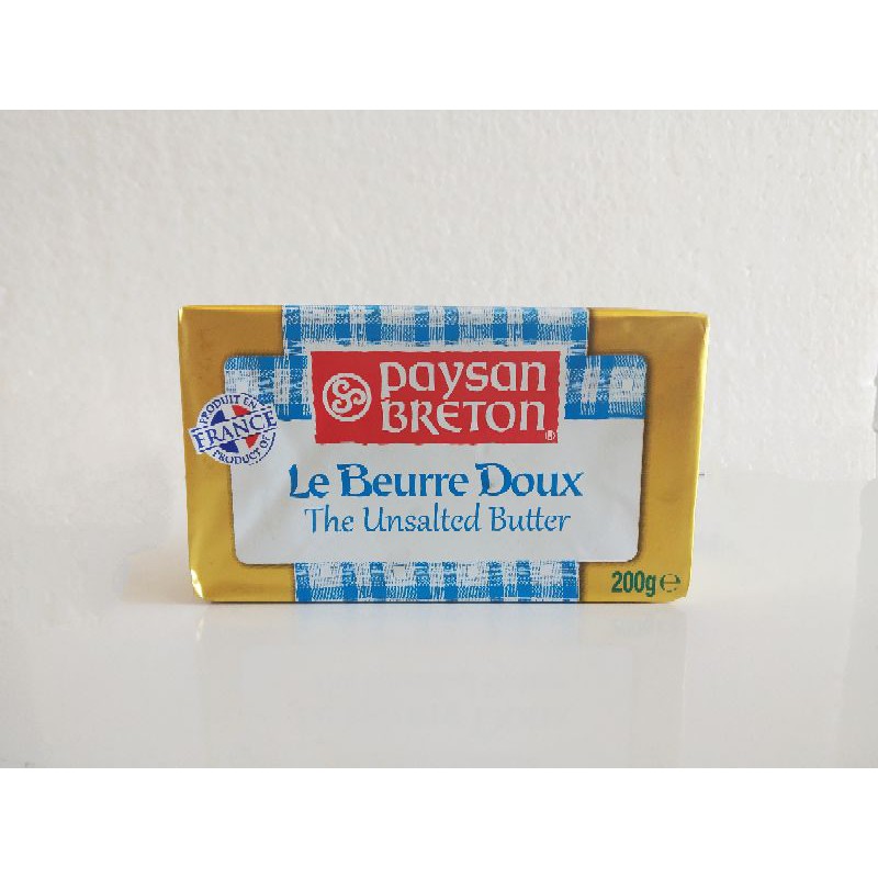 Jual Paysan Breton Unsalted butter 200gr | Shopee Indonesia