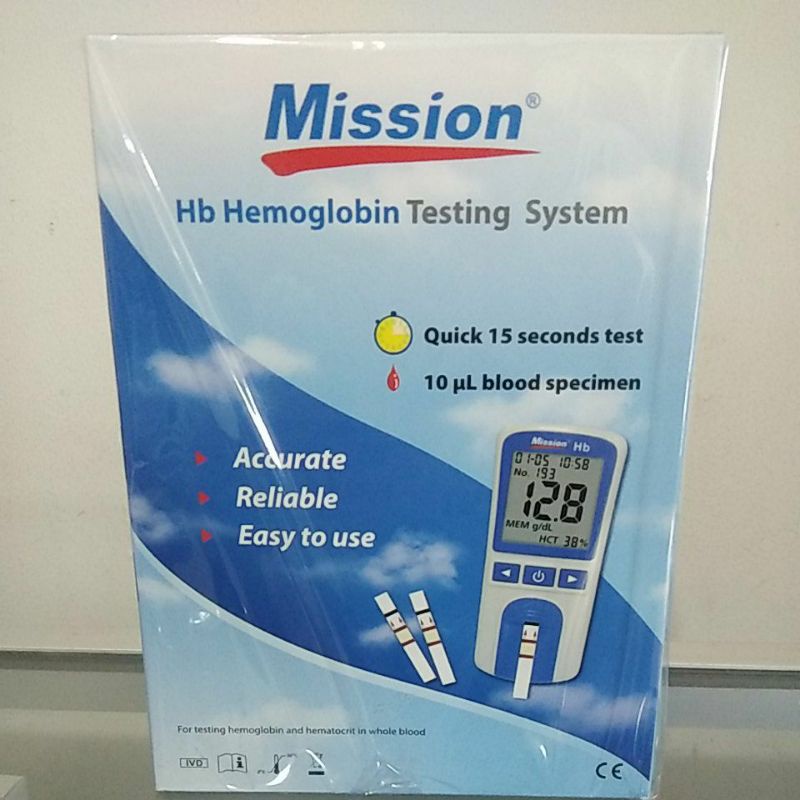 Jual ALAT HB MISSION - HB HEMOGLOBIN MISSION TESTING SYSTEM LENGKAP ...
