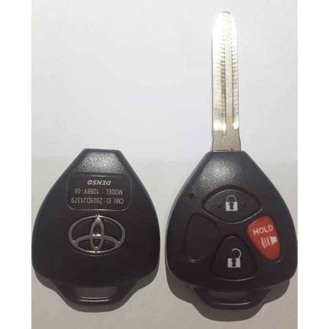Jual Casing Kunci Mobil Toyota 3 Tombol Toyota Innova Fortuner dll ...
