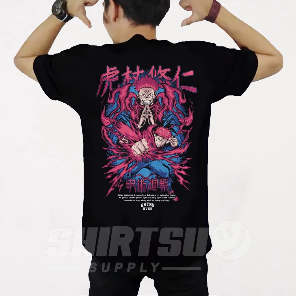 Jual Baju Kaos T Shirt Distro Oblong Pria Wibu Gambar Belakang Sablon ...