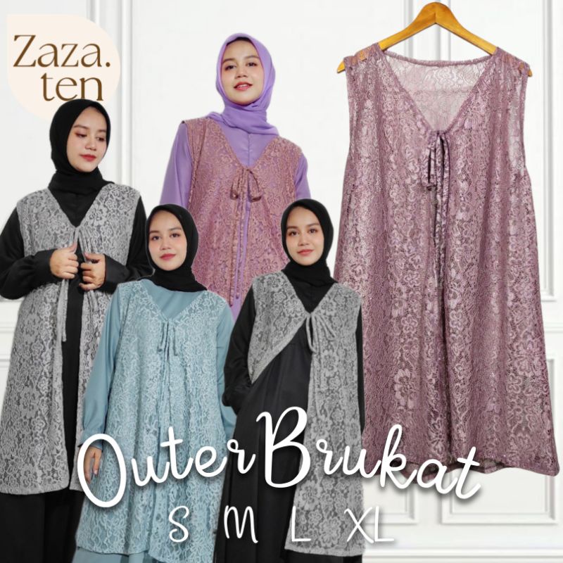 Jual Herra Brukat Outer Cardigan Brokat Premium Luaran Pesta Kondangan ...