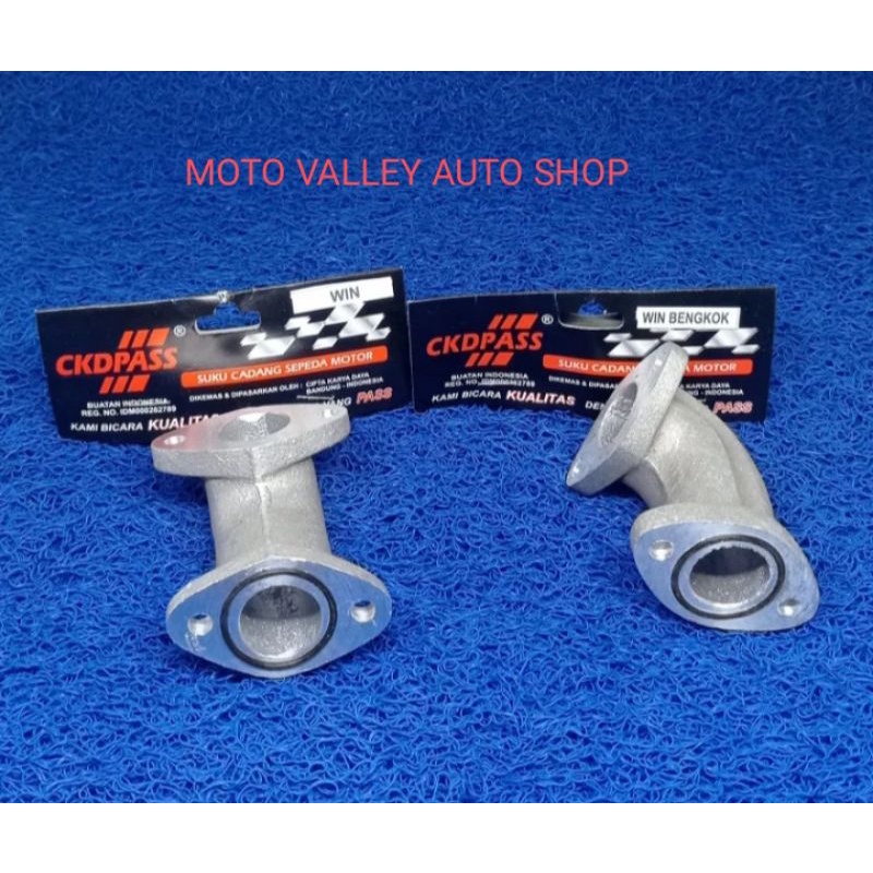 Jual Insulator intake Manipul Manifold Karbu Karburator Honda Win 100 Bengkok dan Lurus | Shopee ...