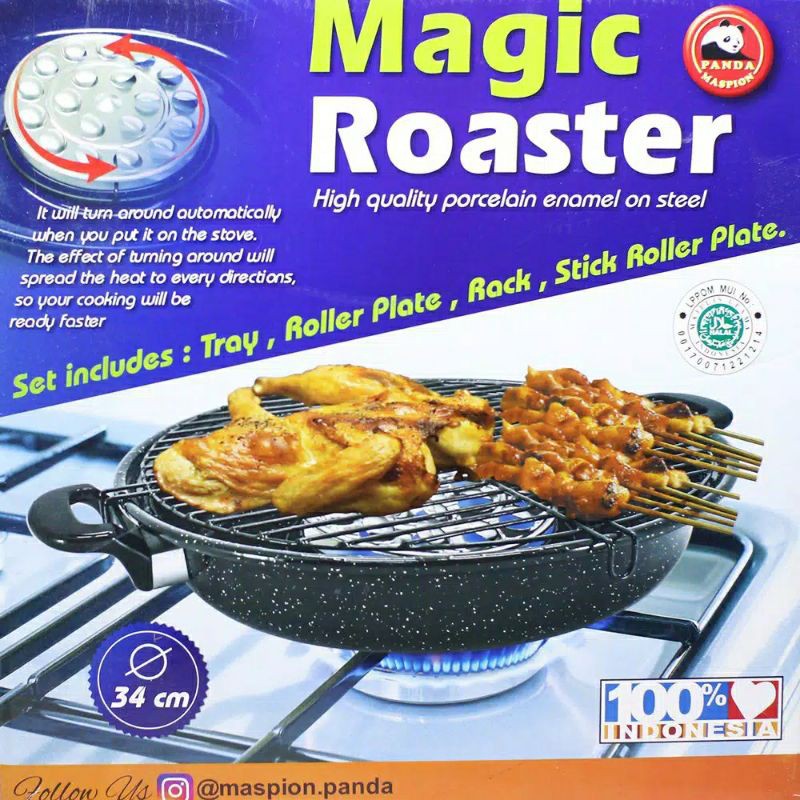 Jual Magic Roaster Maspion Panggangan Grill 34 cm | Shopee Indonesia