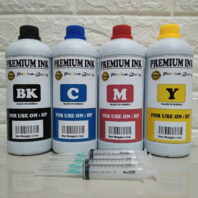 Jual TINTA ISI ULANG / REFILL PRINTER HP ISI 1 LITER PREMIUM INK ...