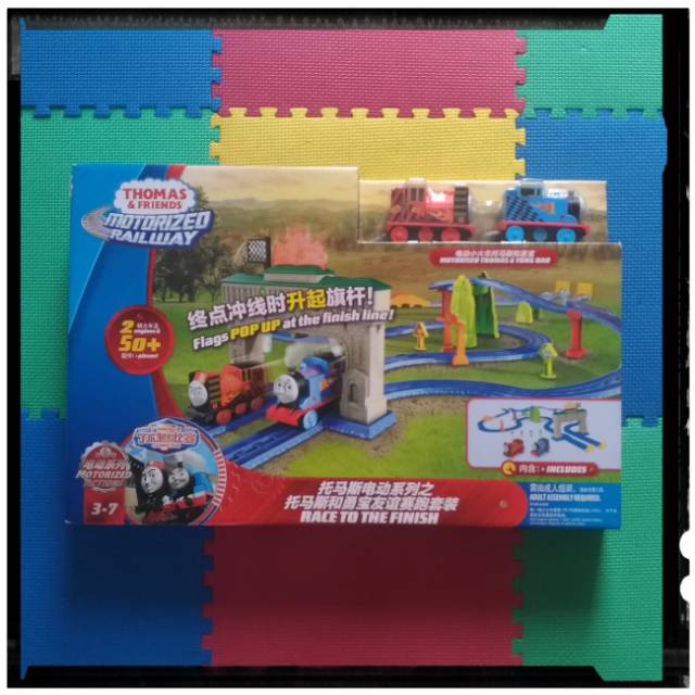 Jual Thomas and Friends Motorized Race to The Finish | Shopee Indonesia