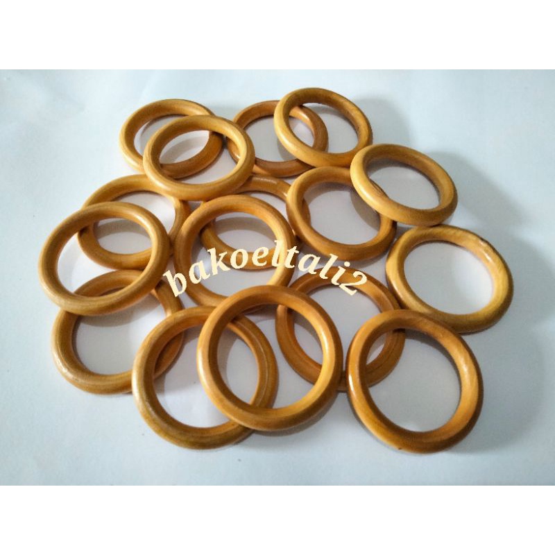 Jual RING KAYU MACRAME 5 CM / RING TAS FULL VERNIS | Shopee Indonesia