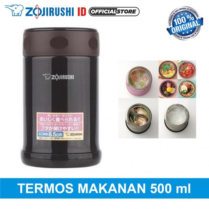 Jual Zojirushi SW-EAE50 TD food Jar Termos Makanan - 500 mL [Dark Brown ...