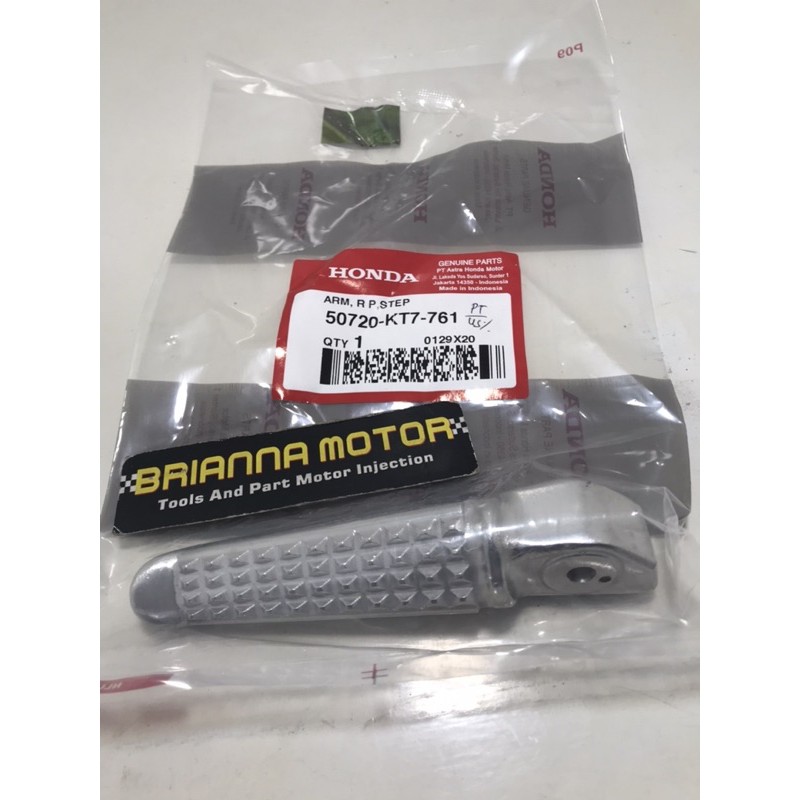 Jual FOOT STEP BELAKANG KANAN CB150R CB NEW SUPRA GTR SONIC ORI HONDA ...