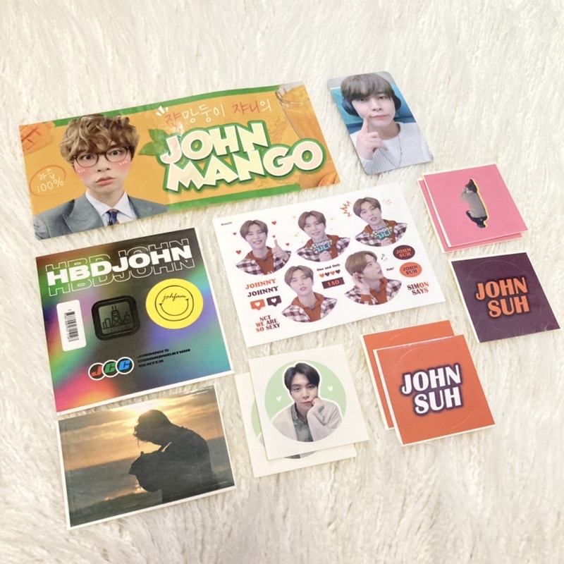 Jual Birthday Event Gift Fansite Johnny NCT 127 Ready Indo ( Sticker ...