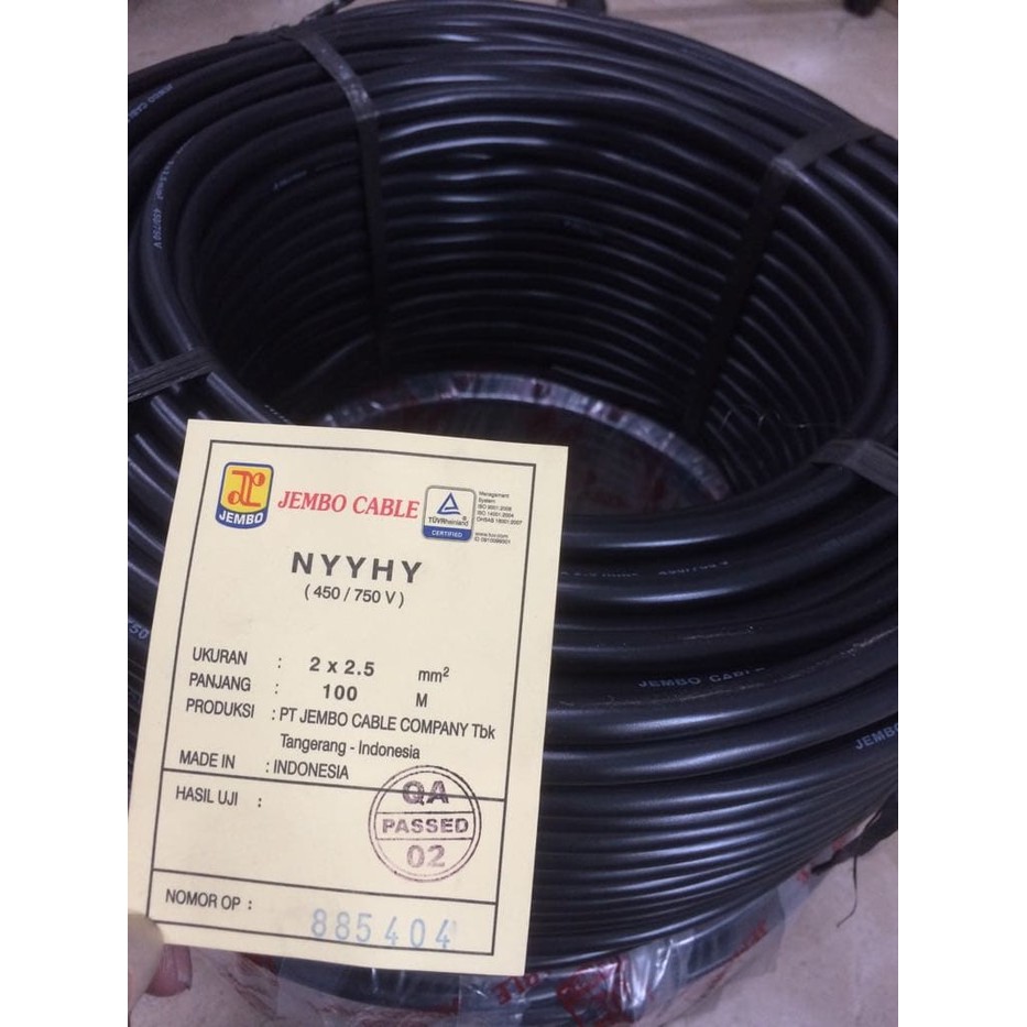 Jual KABEL JEMBO NYYHY 3X2.5mm Meteran / Roll | Shopee Indonesia