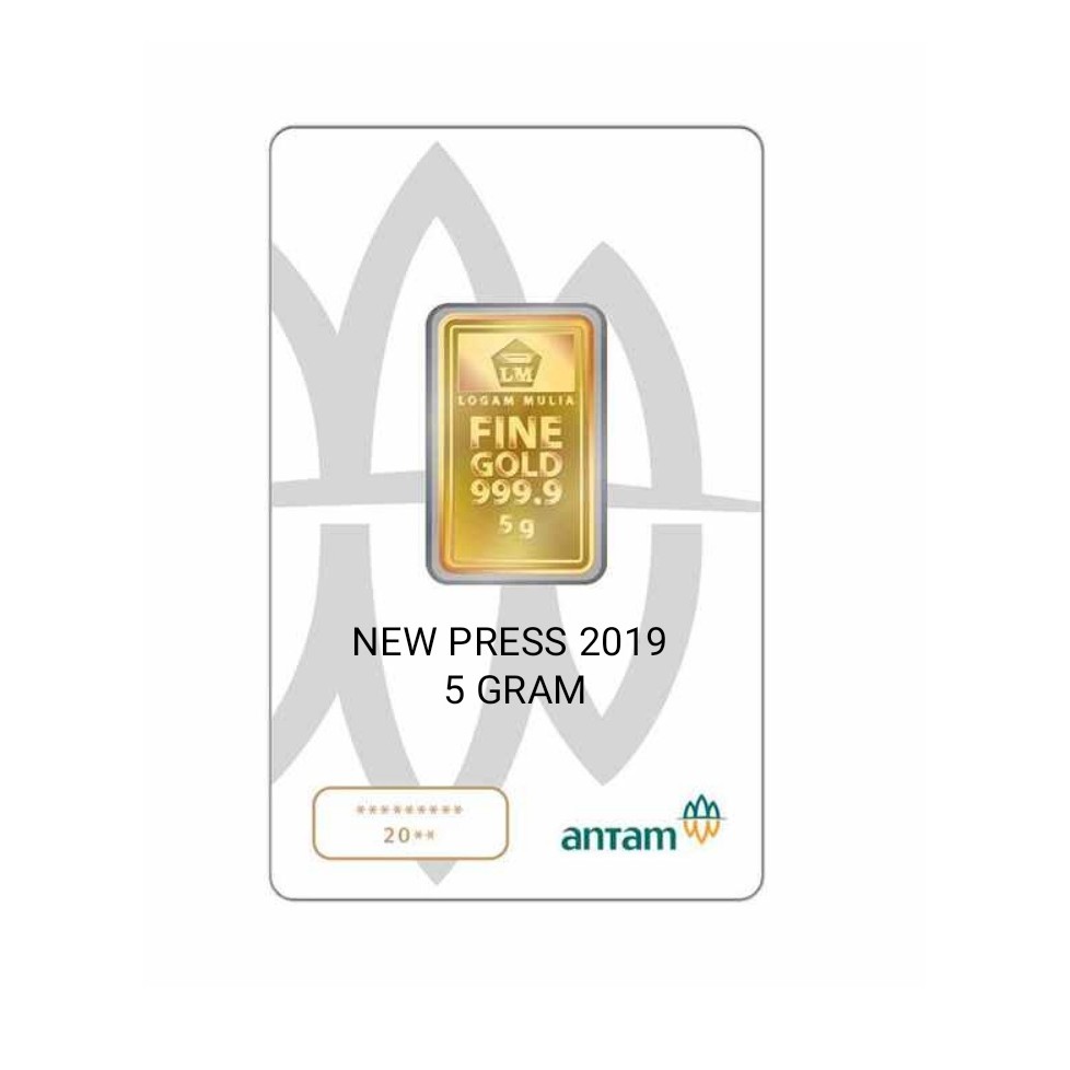 Jual ANTAM FINE GOLD EMAS 5 GRAM LOGAM MULIA 99.99% | Shopee Indonesia