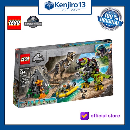 Jual Lego Jurassic World 75938 T Rex Vs Dino Mech Battle Shopee