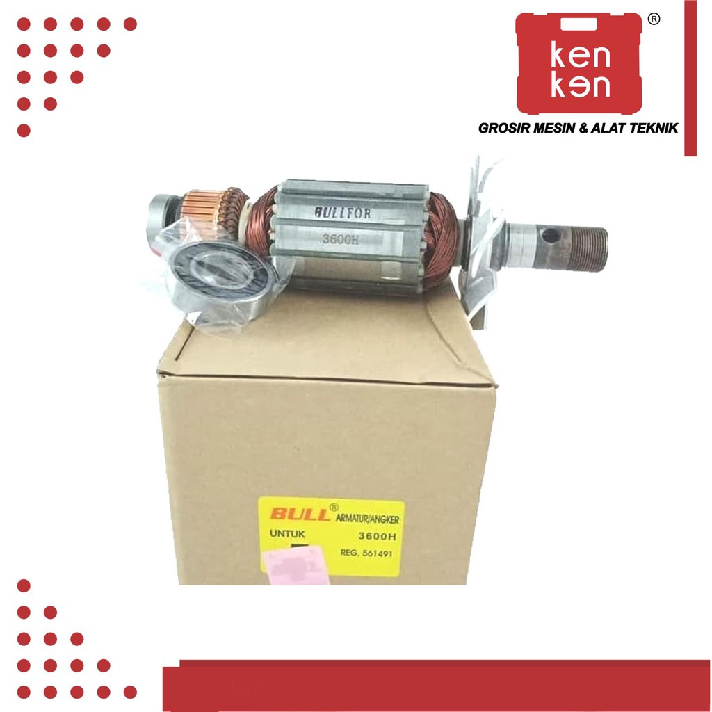 Jual Armature Router Kayu Makita 3600H Bull Angker Router 3600H Bull ...